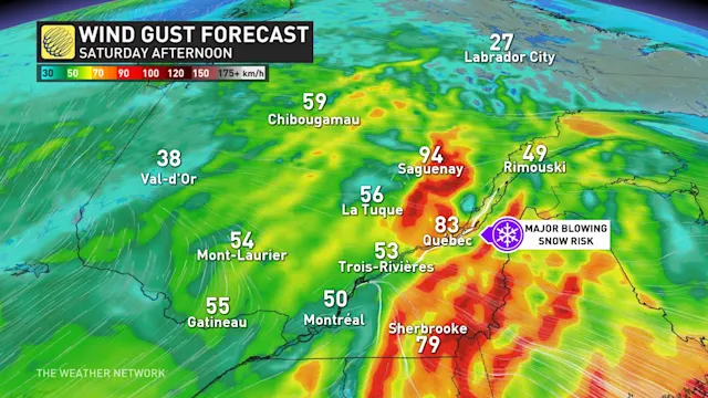 Quebec to feel the worst of the storm Saturday as snow, winds ramp up ...