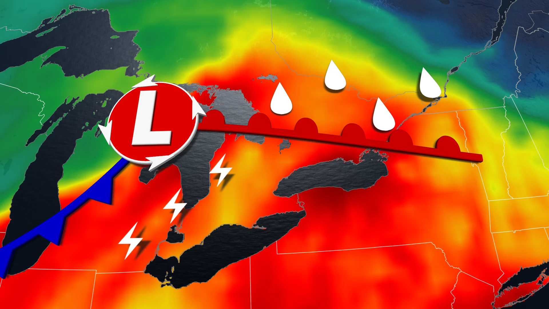 Relief from the heat arrives in Ontario, but with rounds of rain ...