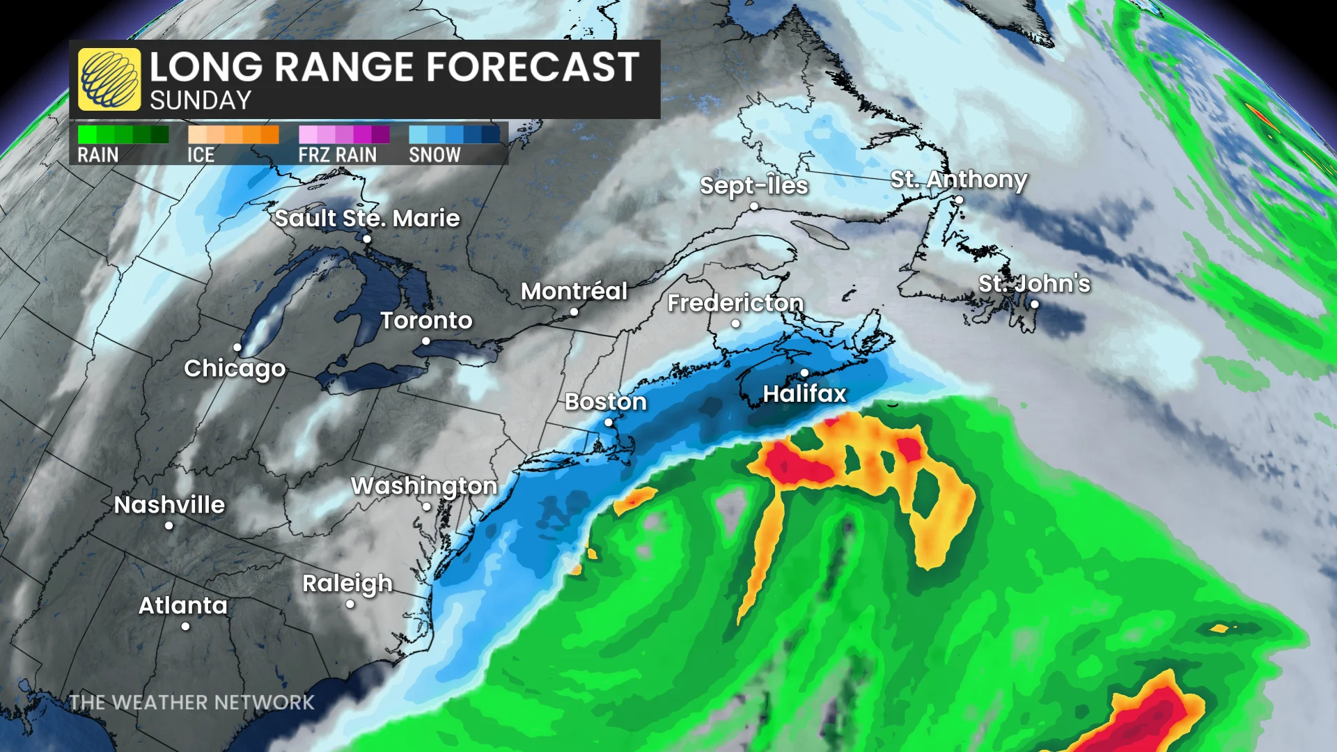 Early details on a possible late-weekend nor'easter in Atlantic Canada ...