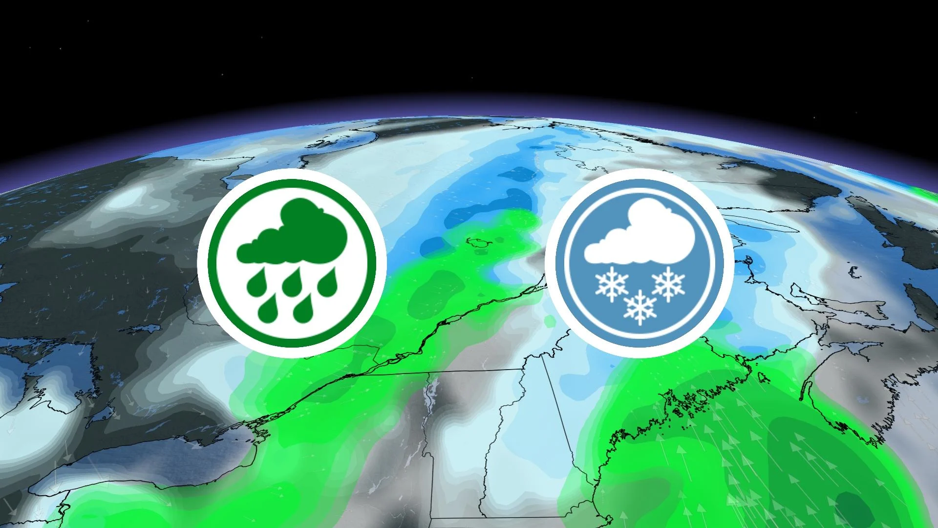 Neige, neige fondante et pluie au Québec - MétéoMédia
