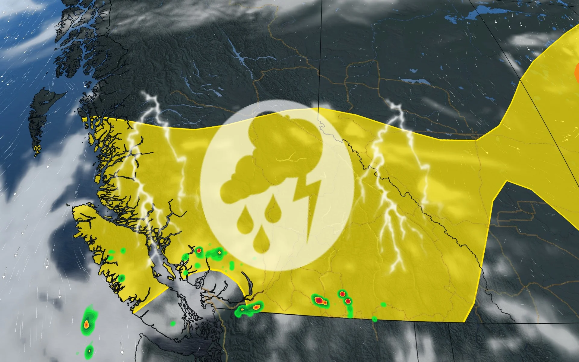 Heat and lightning could spark new wildfires across B.C. this week ...