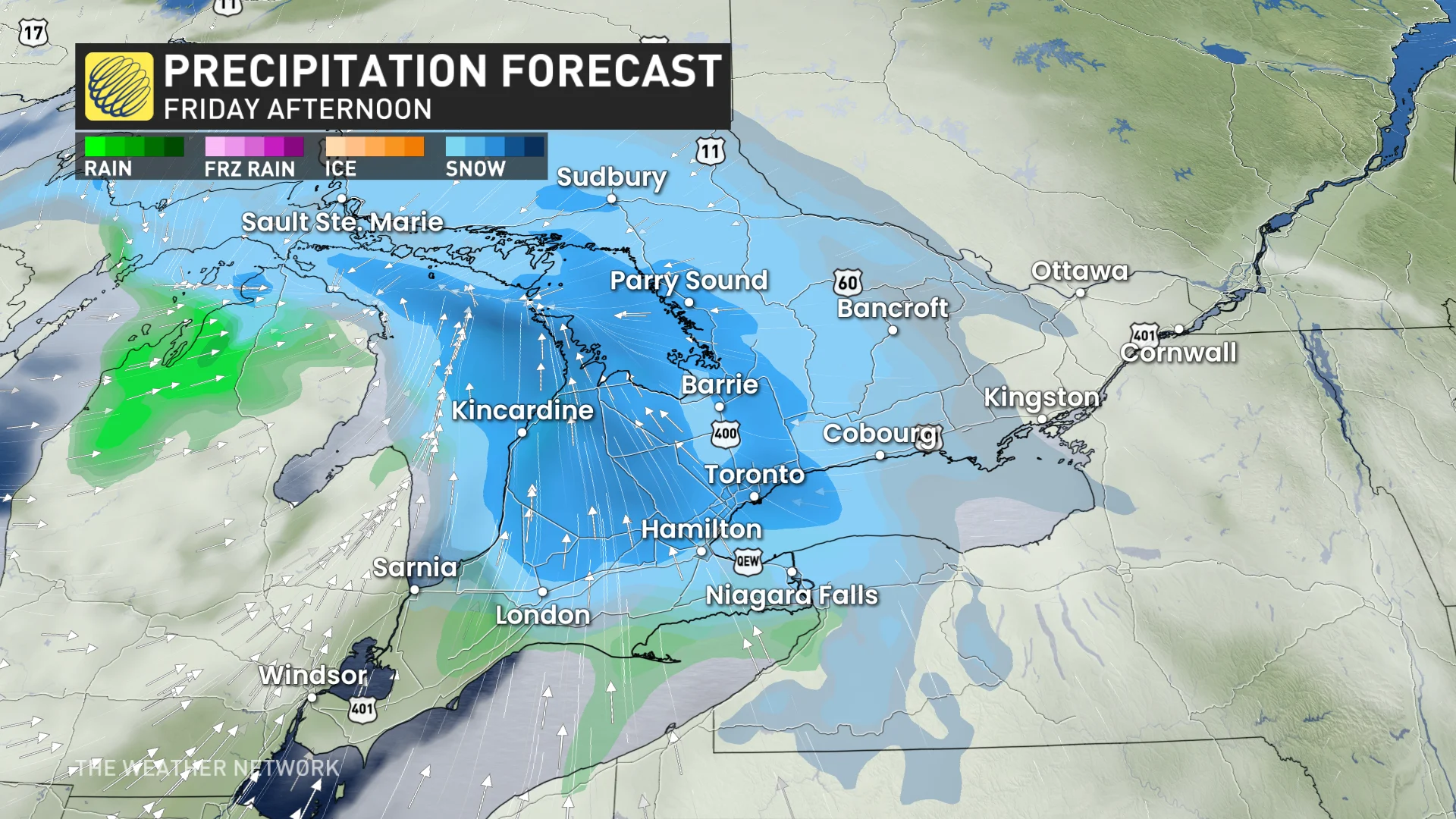Another 10-15+ cm of snow is ahead for southern Ontario - The Weather ...