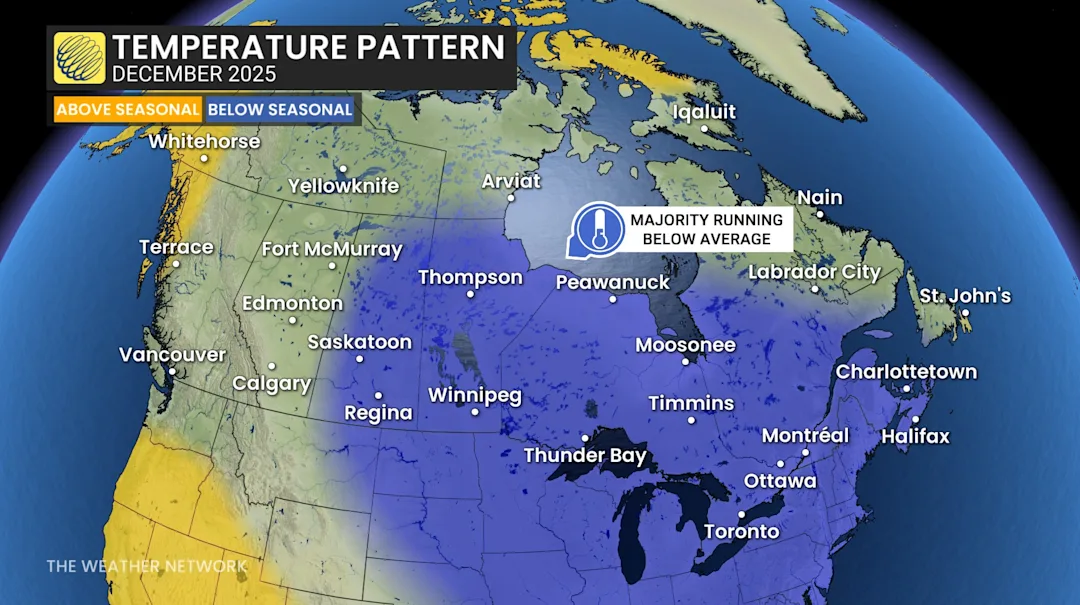 Canada’s December outlook holds a strong start to winter - The Weather ...
