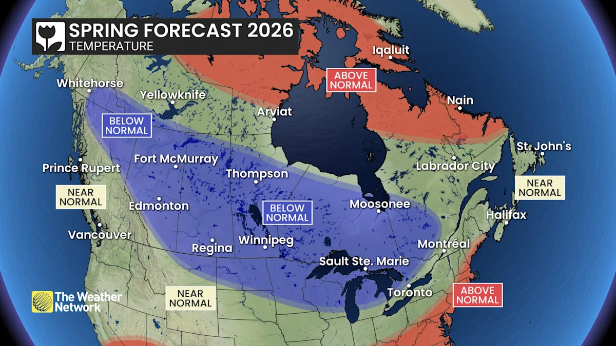 Canada's 2026 Spring Forecast - The Weather Network
