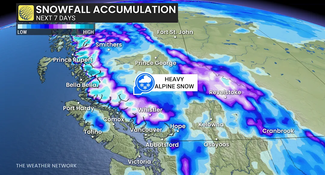 Heavy snowfall threat looms over all but two provinces - The Weather ...