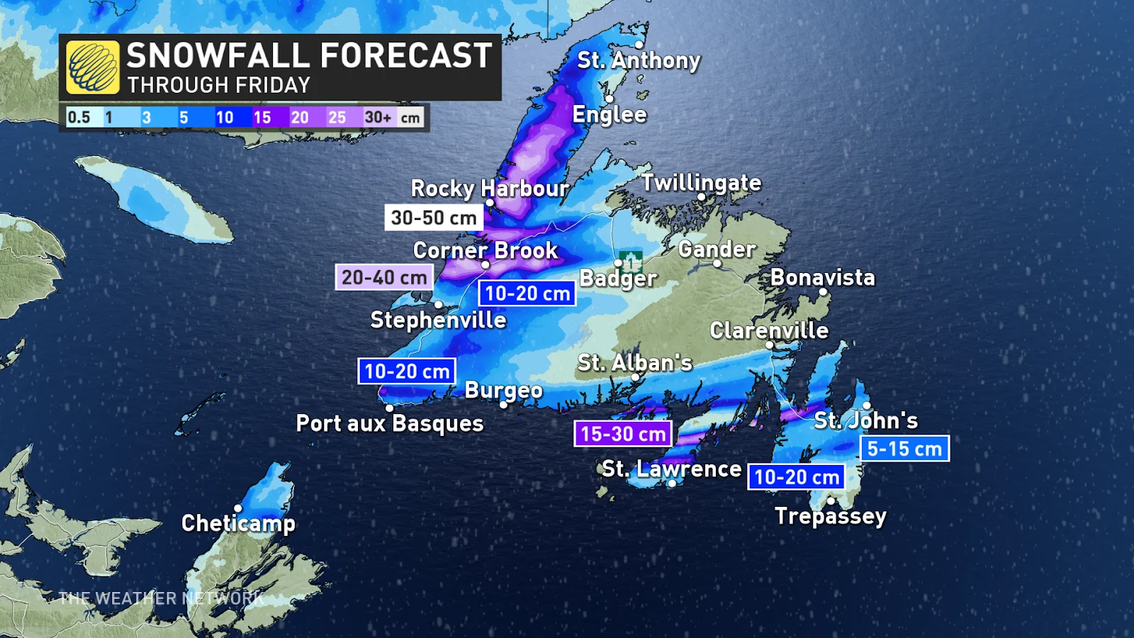 Travel remains dangerous as powerful snow squalls hit Newfoundland - The Weather Network