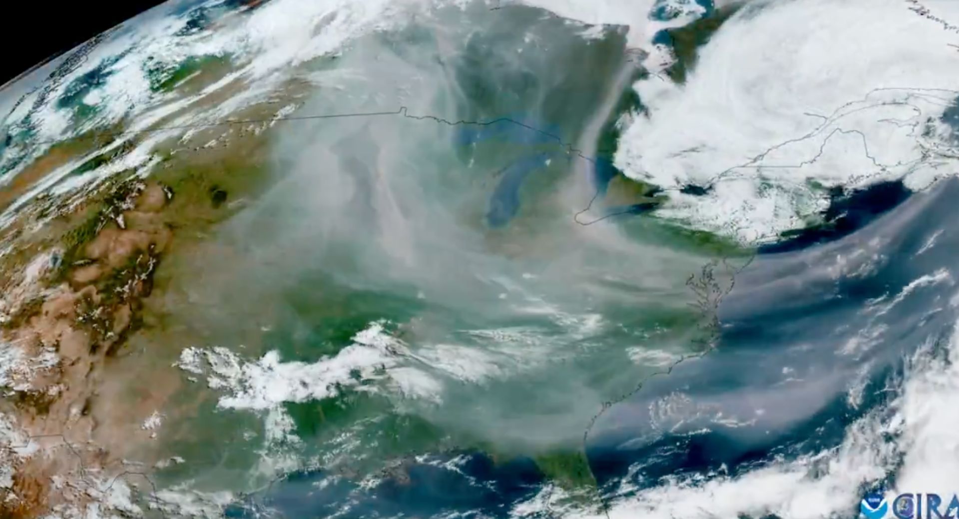 Canadian wildfire smoke reaches Europe after near 7,000-km journey ...