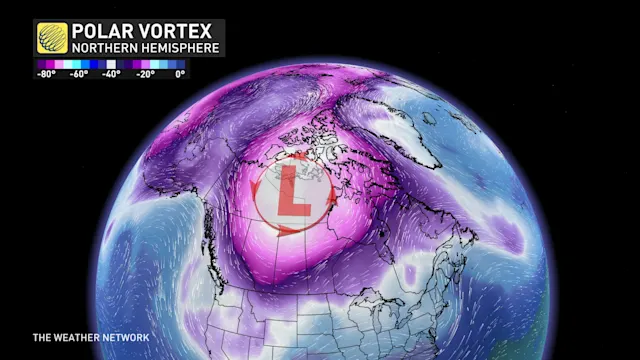 Polar vortex on the move! Canada’s winter forecast update - The Weather ...