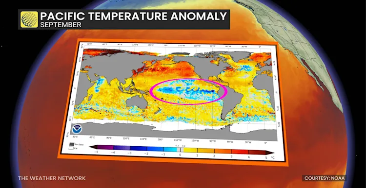 La Niña watch continues amid major Pacific temperature divide - The ...