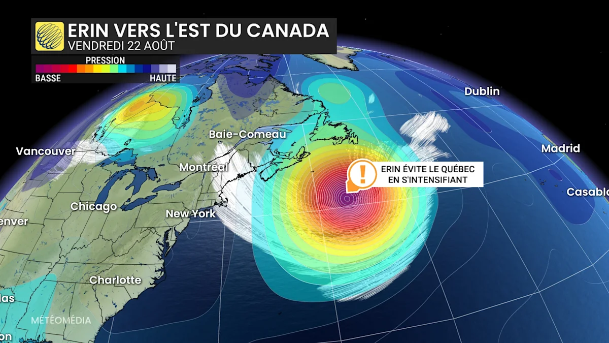 Erin est le premier ouragan de la saison dans l’Atlantique - MétéoMédia