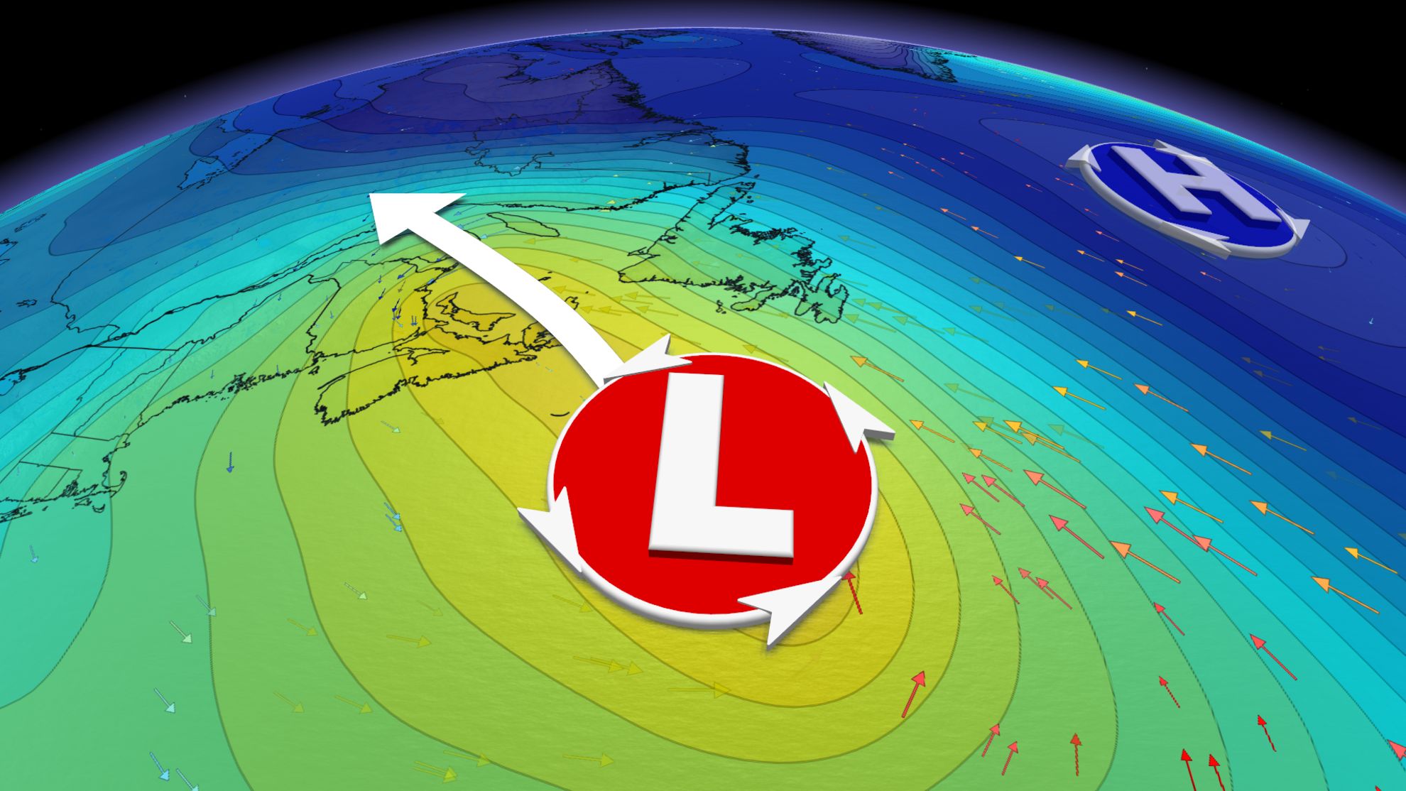 No real rain breaks with stalled and retrograding low over Atlantic ...