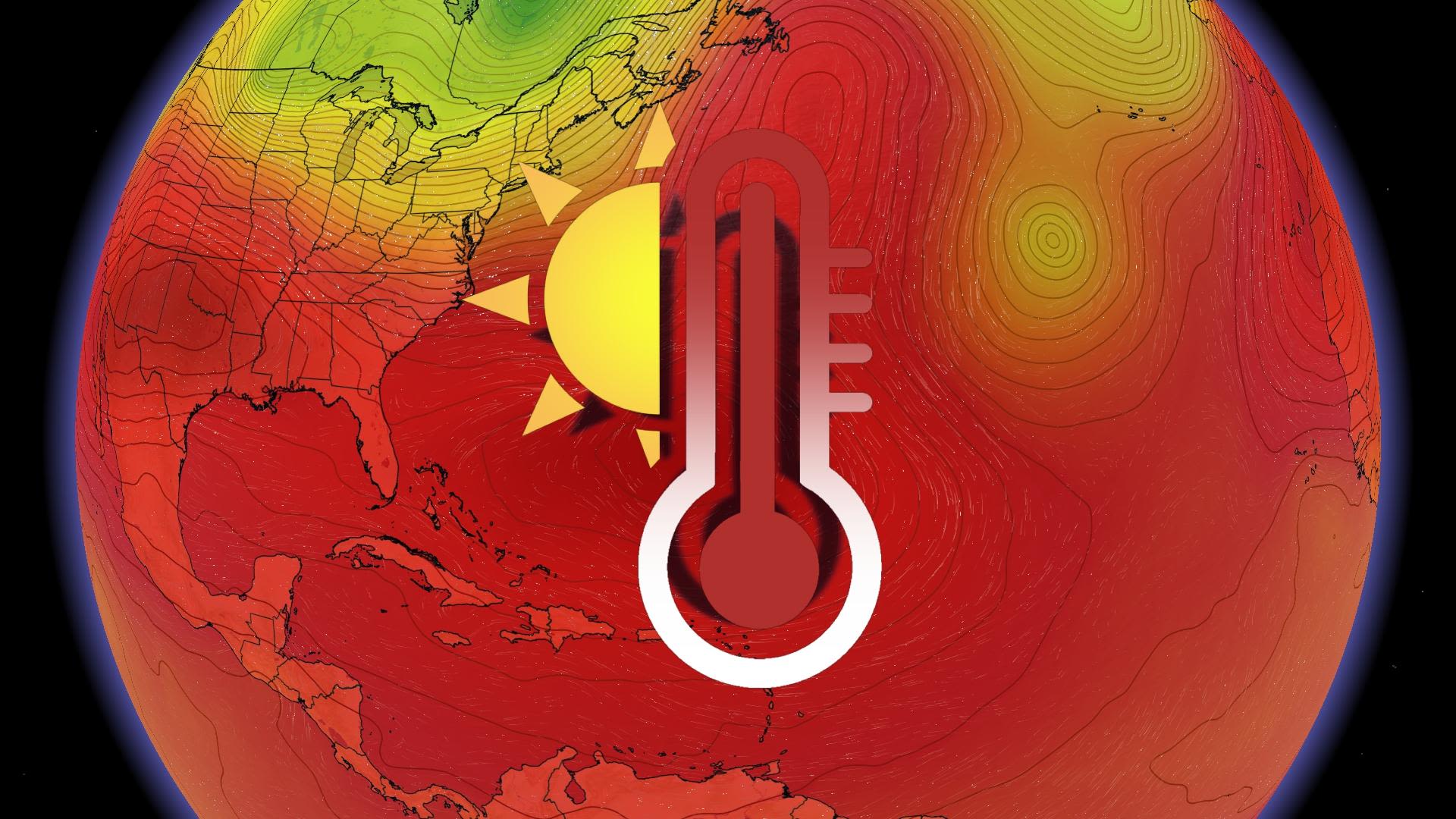 Four simultaneous heat domes break major records across the globe - The ...