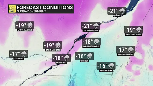 Quebec to see snow from major storm as Arctic air dominates - The ...