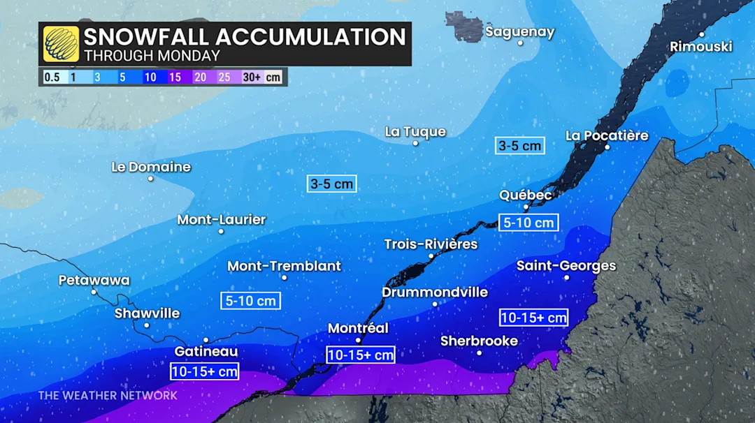 Quebec to see snow from major storm as Arctic air dominates - The ...
