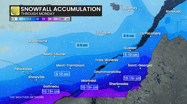 Quebec to see snow from major storm as Arctic air dominates - The ...