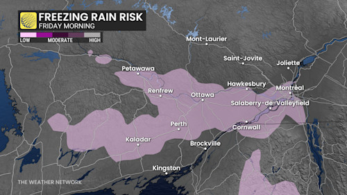 Freezing rain could affect Ottawa area travel early Friday - The ...