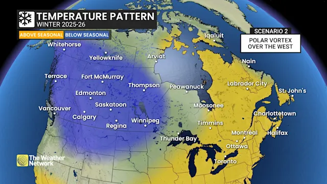 Polar vortex on the move! Canada’s winter forecast update - The Weather ...