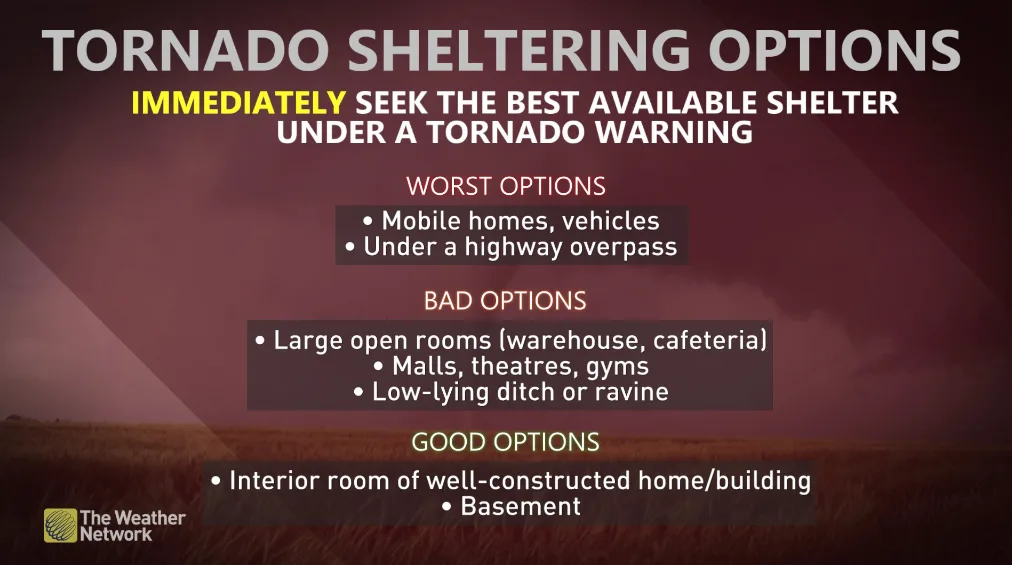 Tornado warning safety: Here’s what you should do - The Weather Network