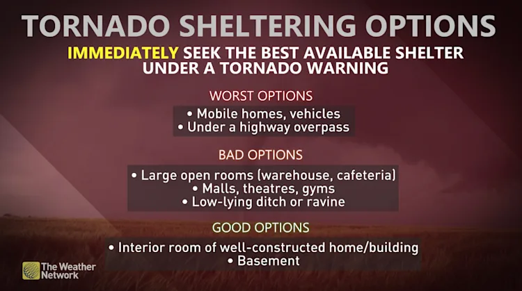 Tornado warning safety: Here’s what you should do - The Weather Network
