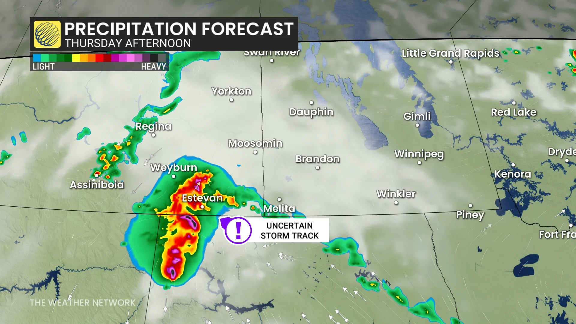 Threat for severe storms remains and heightened in Sask., Man., and NW ...
