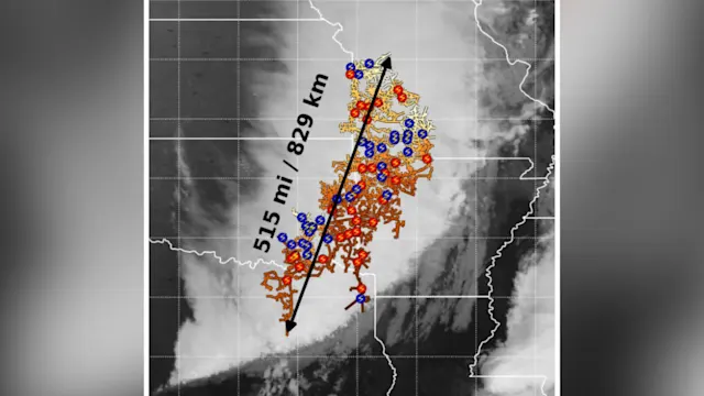 World’s longest ‘megaflash’ lightning streak was 829 km long - The ...