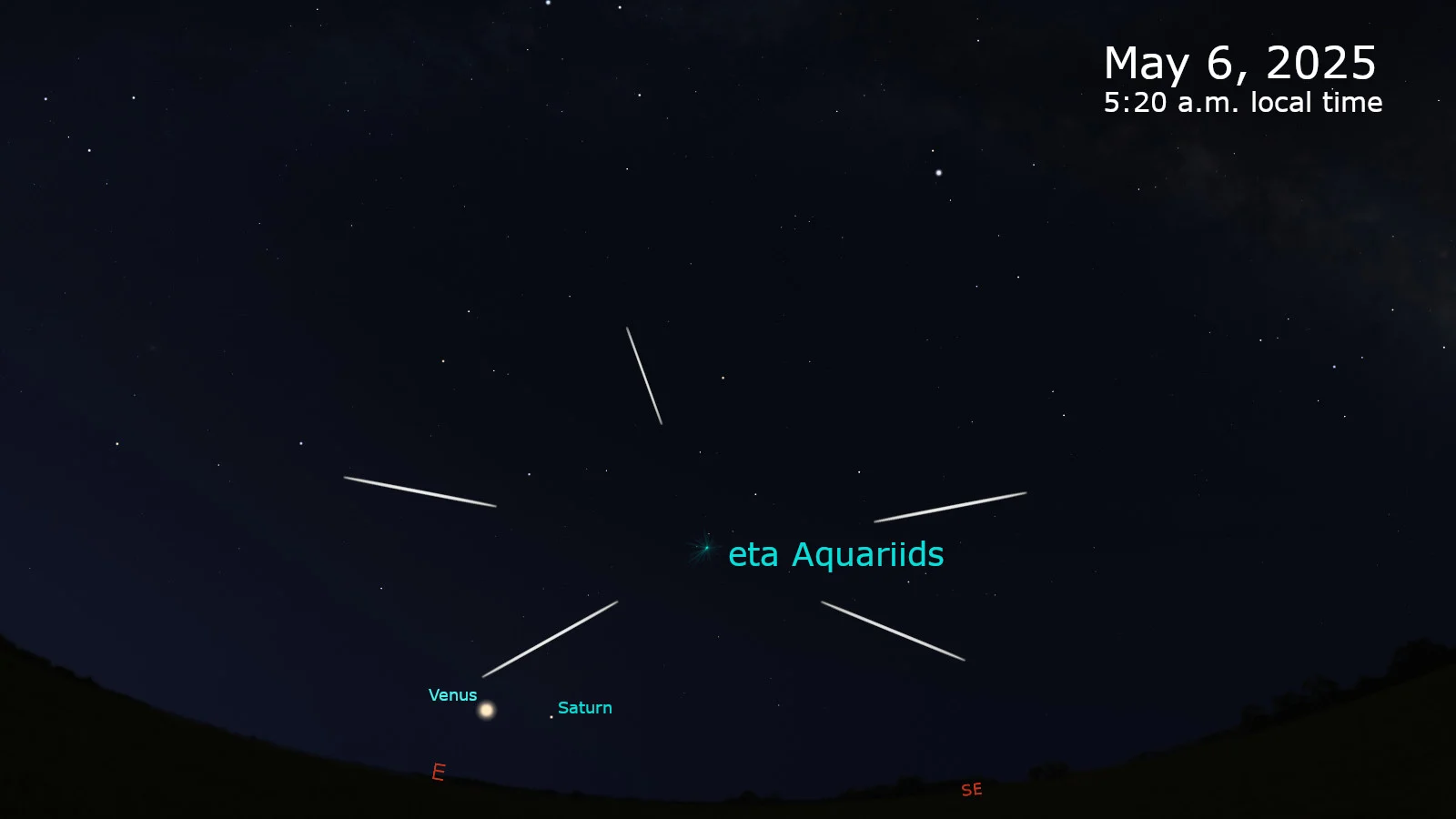 A Halley's Comet meteor shower peaks early tomorrow morning - The ...