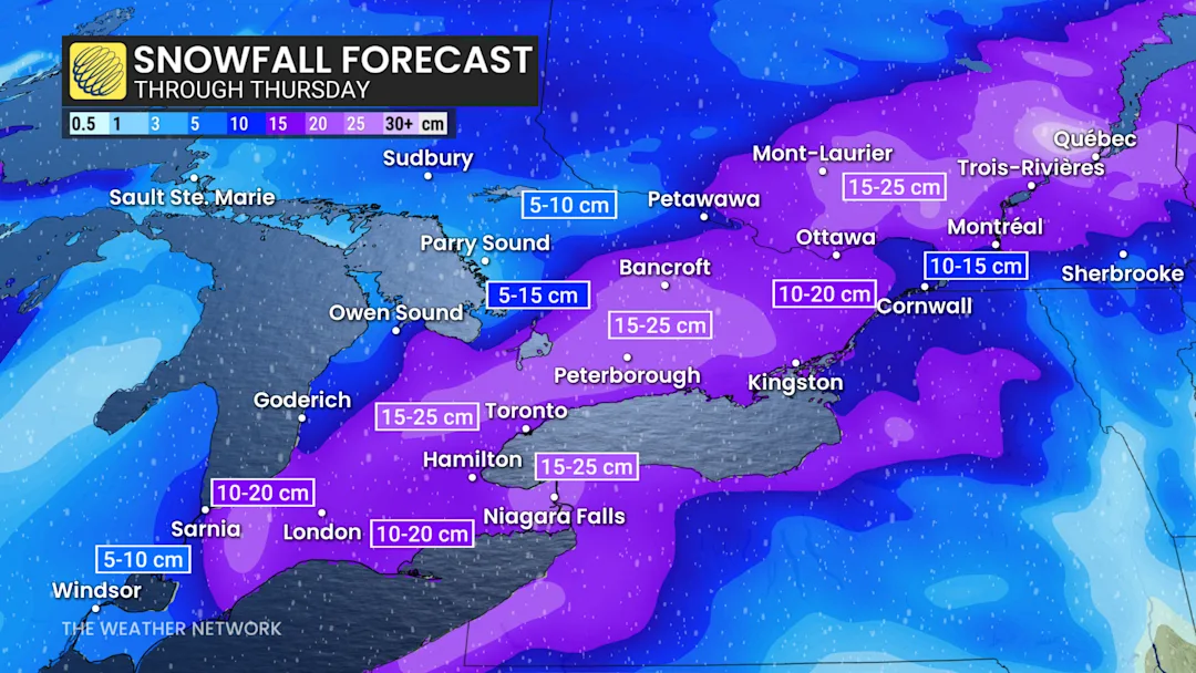 Brace for significant travel impacts as snowstorm to bring hefty totals ...