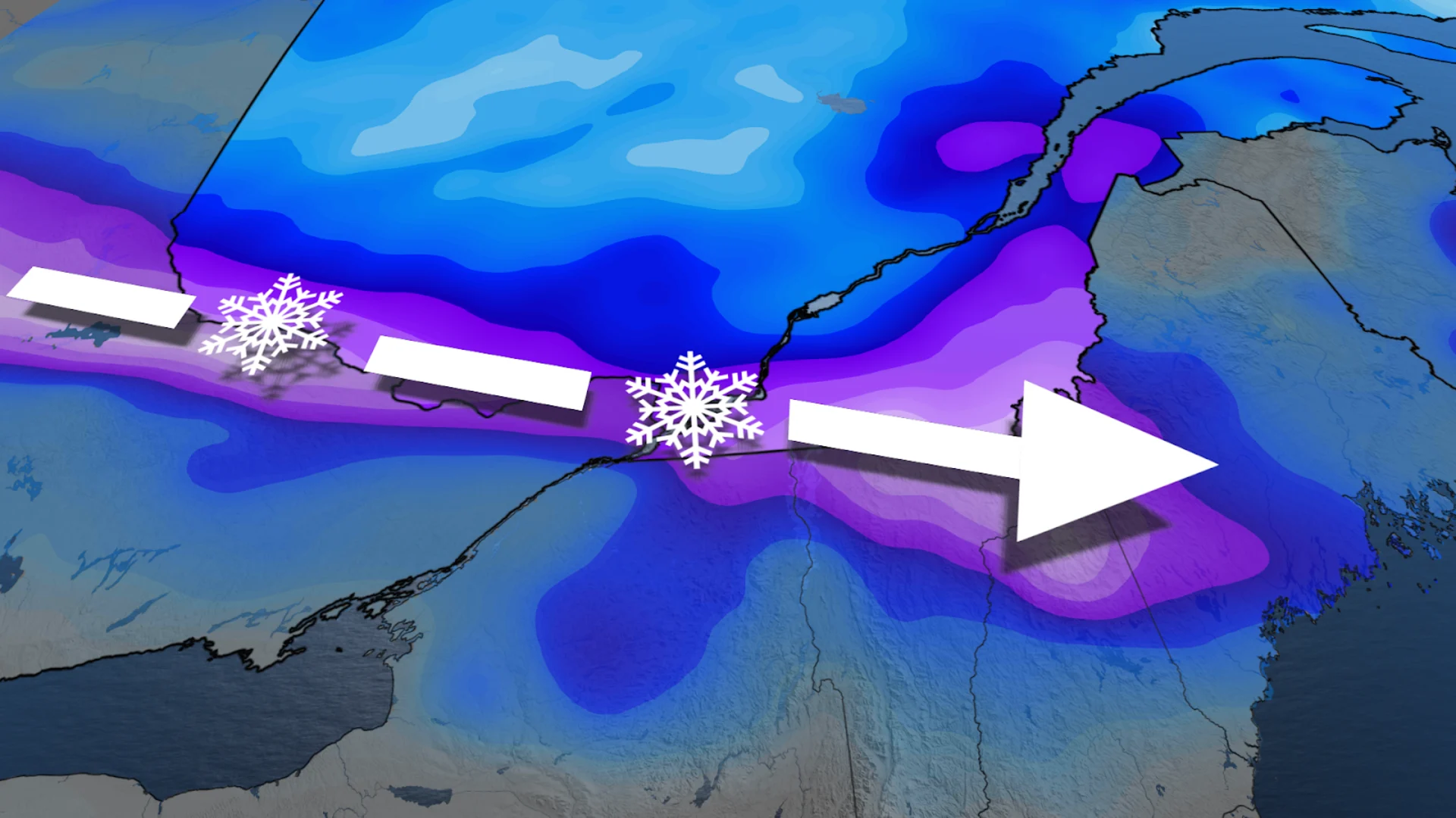 Messy, impactful spring snowstorm targets Quebec this weekend - The ...