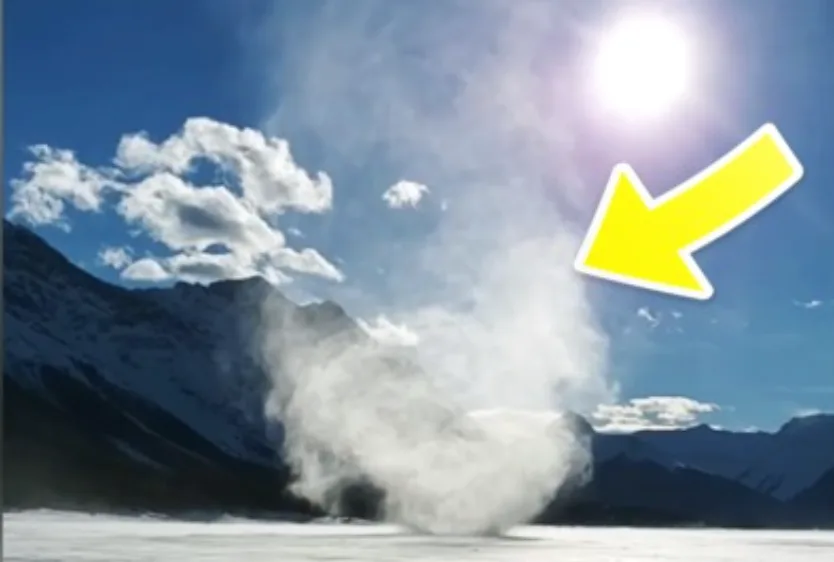 'Mini tornadoes': The difference between steam, snow, and dust devils ...
