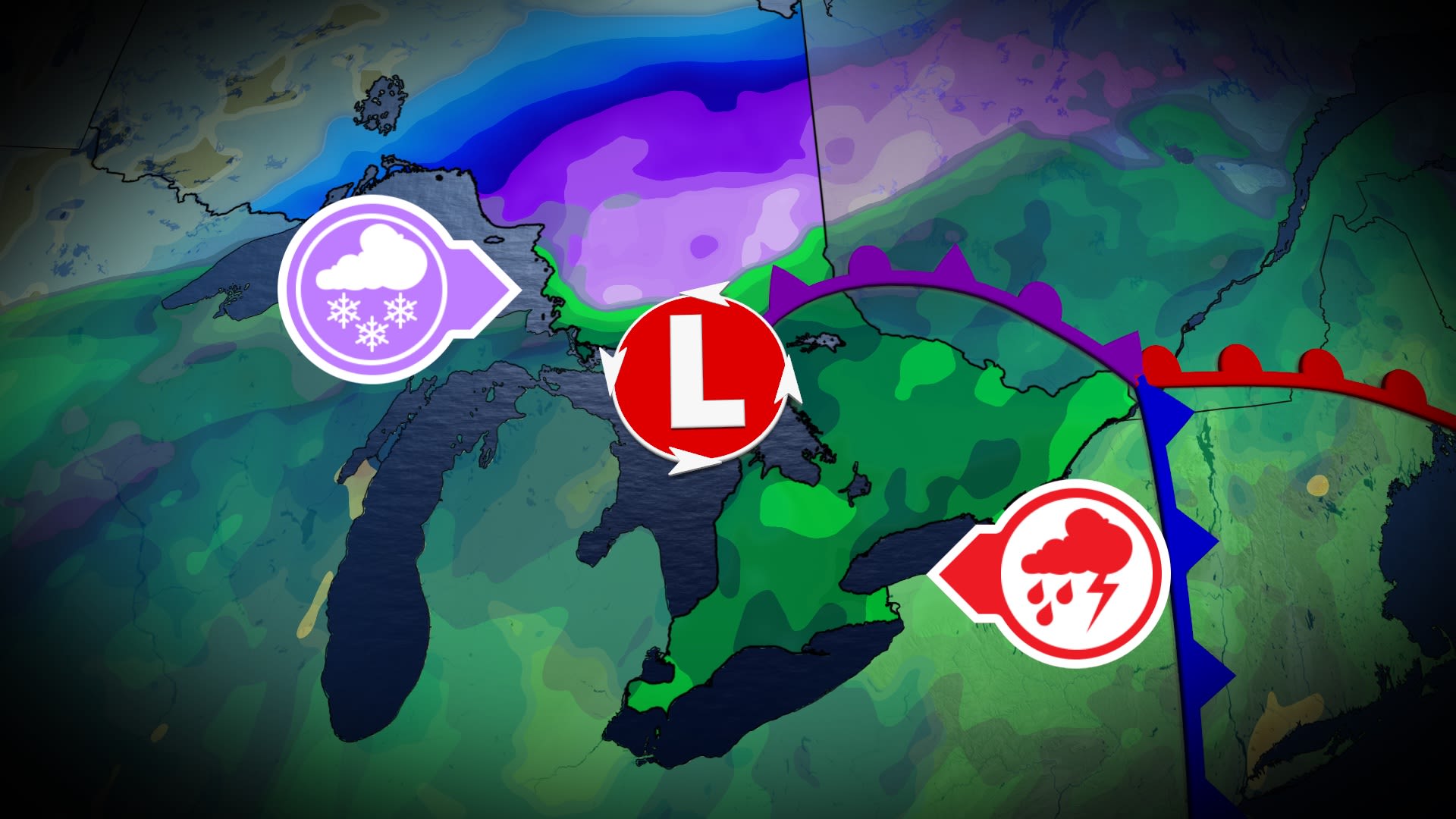 Messy Ontario storm raises flood risk with rain and snow impacts - The ...