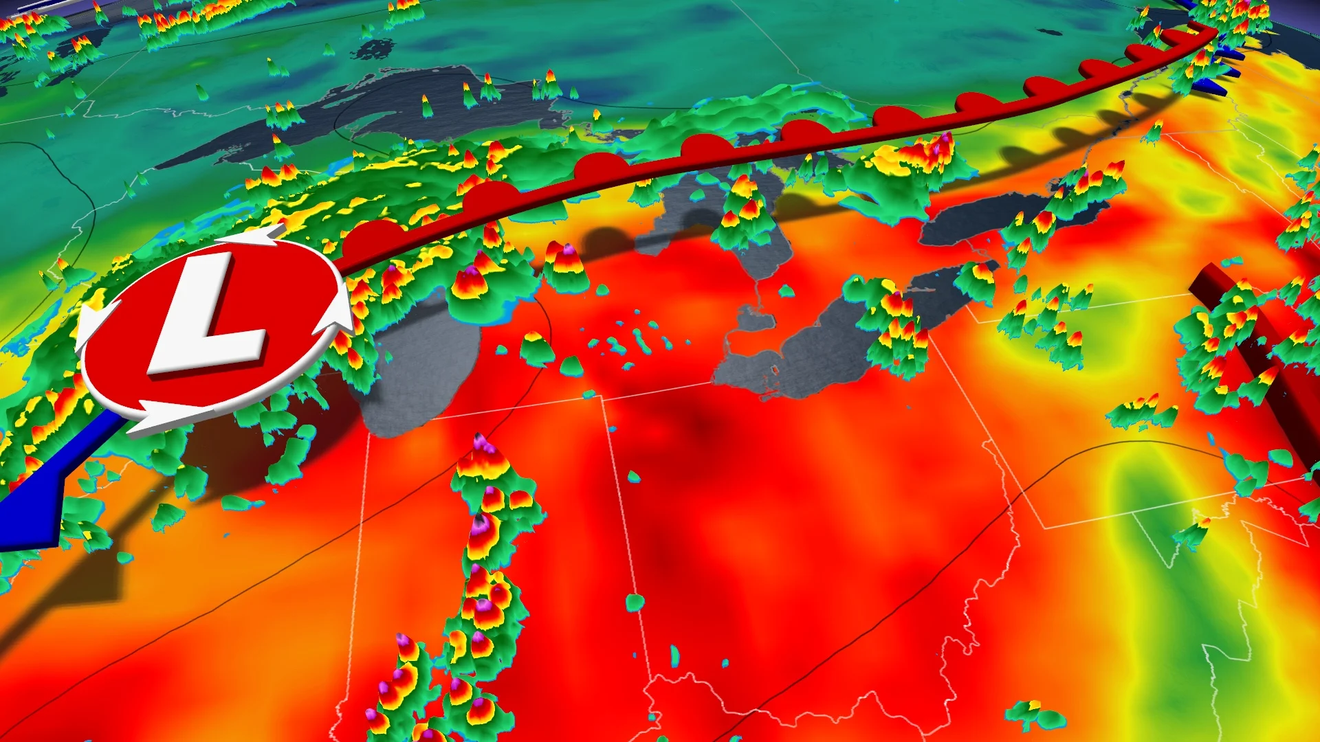 Elevated severe storm potential raises flood concerns in southern ...