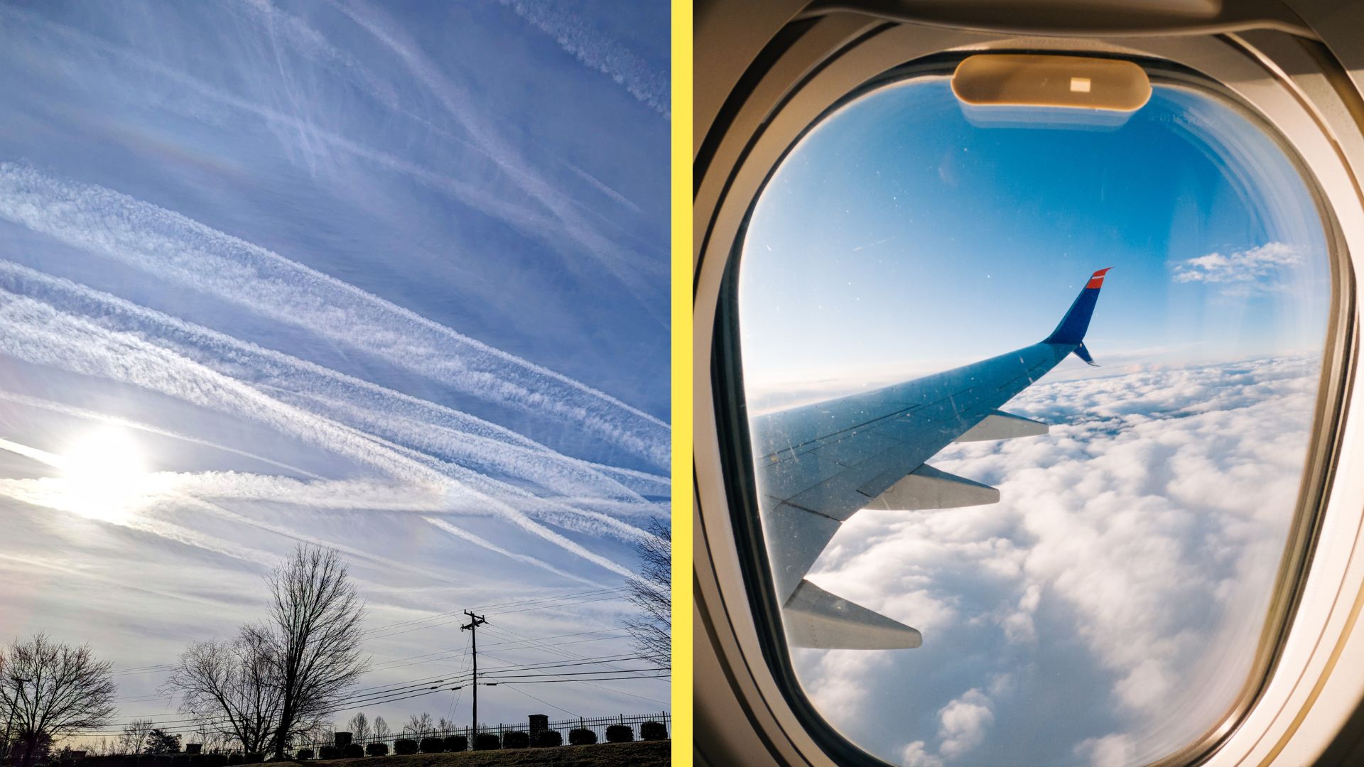 do planes cause clouds