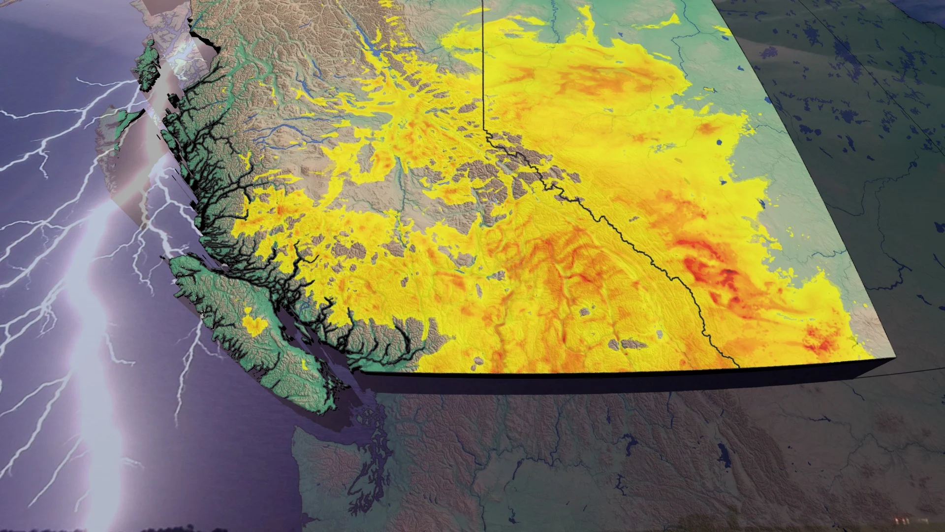 Wildfire worries rise in the West with severe storm risk in B.C ...