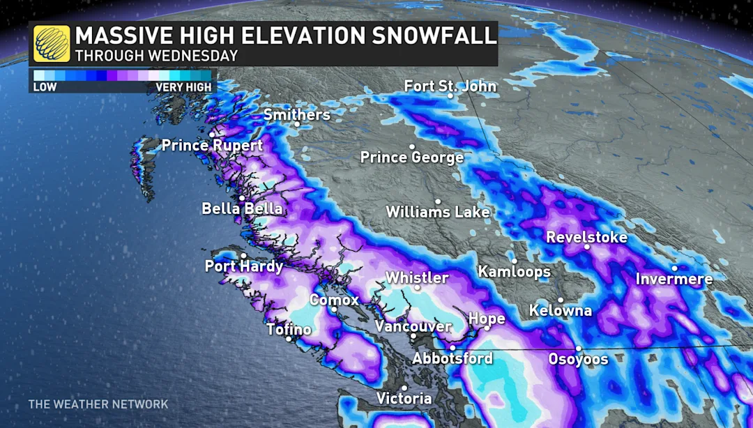 Powerful bomb cyclone puts B.C. on notice for high impacts this week ...