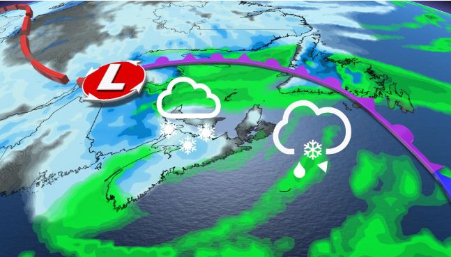 Four days of snow expected as poky storm wanders over East Coast - The ...