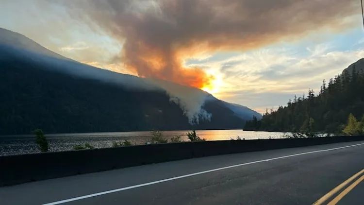 Wildfire near Cameron Lake on Vancouver Island prompts evacuation order ...