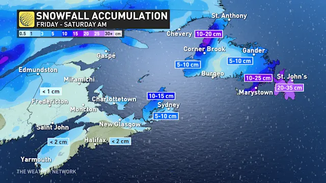 Avoid travel if possible: Storm threatens up to 35 cm of snow in ...