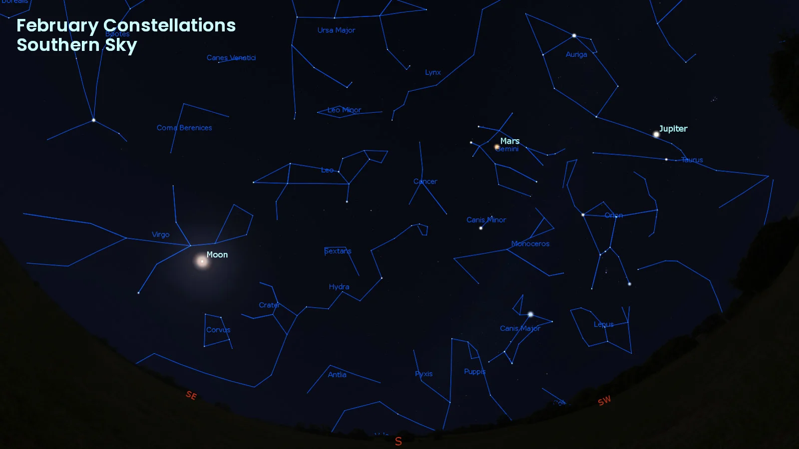 Look up! What's going on in the February night sky? - The Weather Network