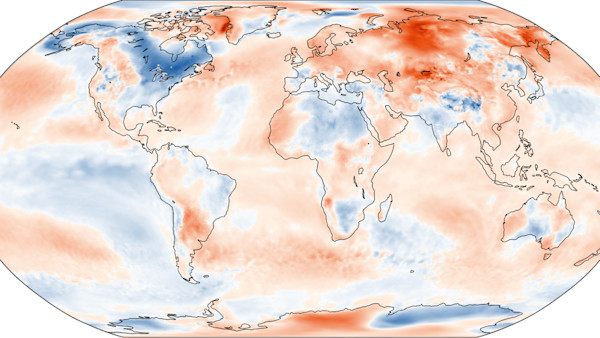 In January, Canada was (relatively) one of the coldest places on Earth ...