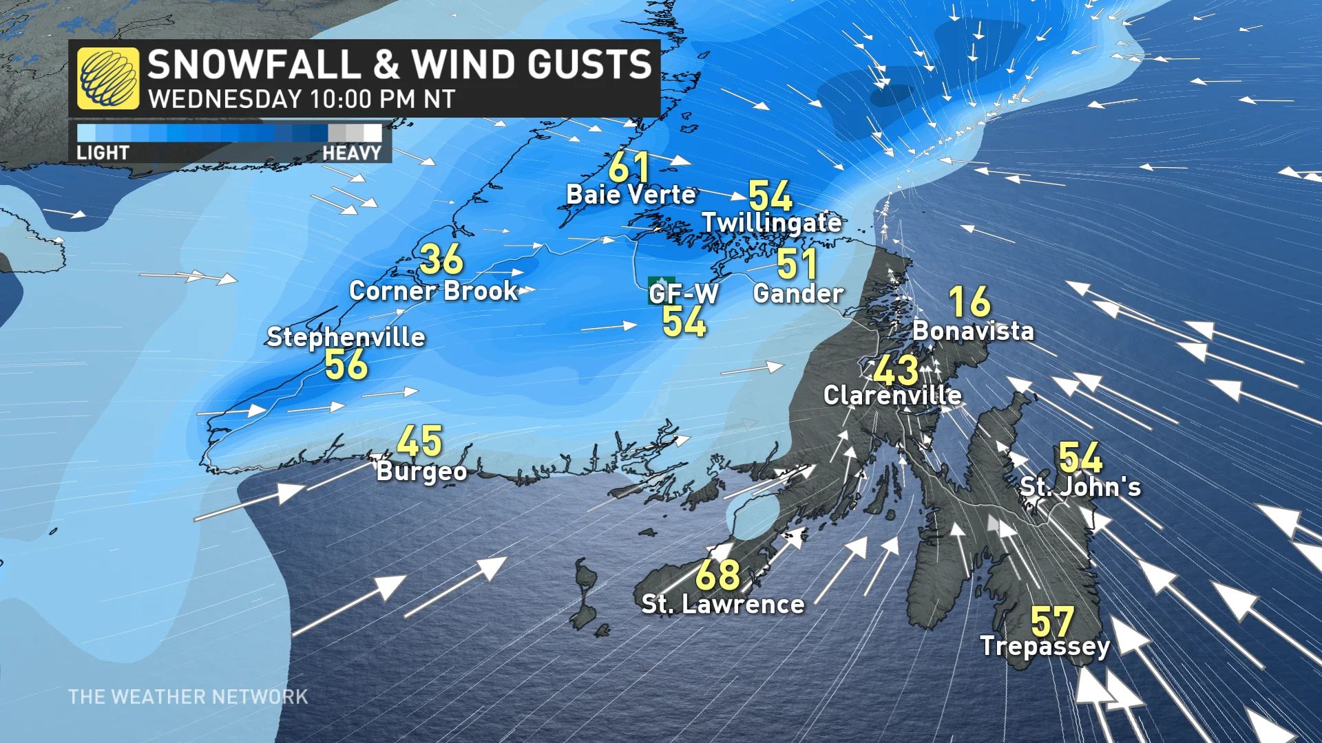 Battle of the seasons over Newfoundland this week, and the differences ...