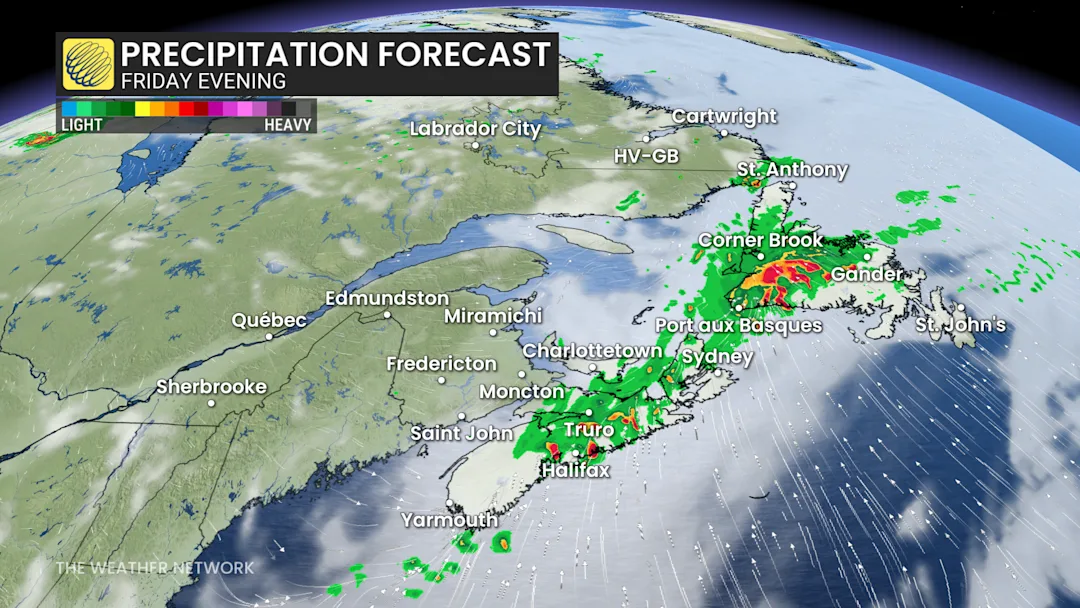 Severe storm threat with strong winds over the Maritimes Friday - The ...