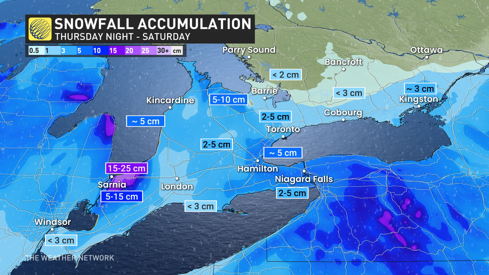 Greater Toronto Area braces for a snowy Friday commute - The Weather ...