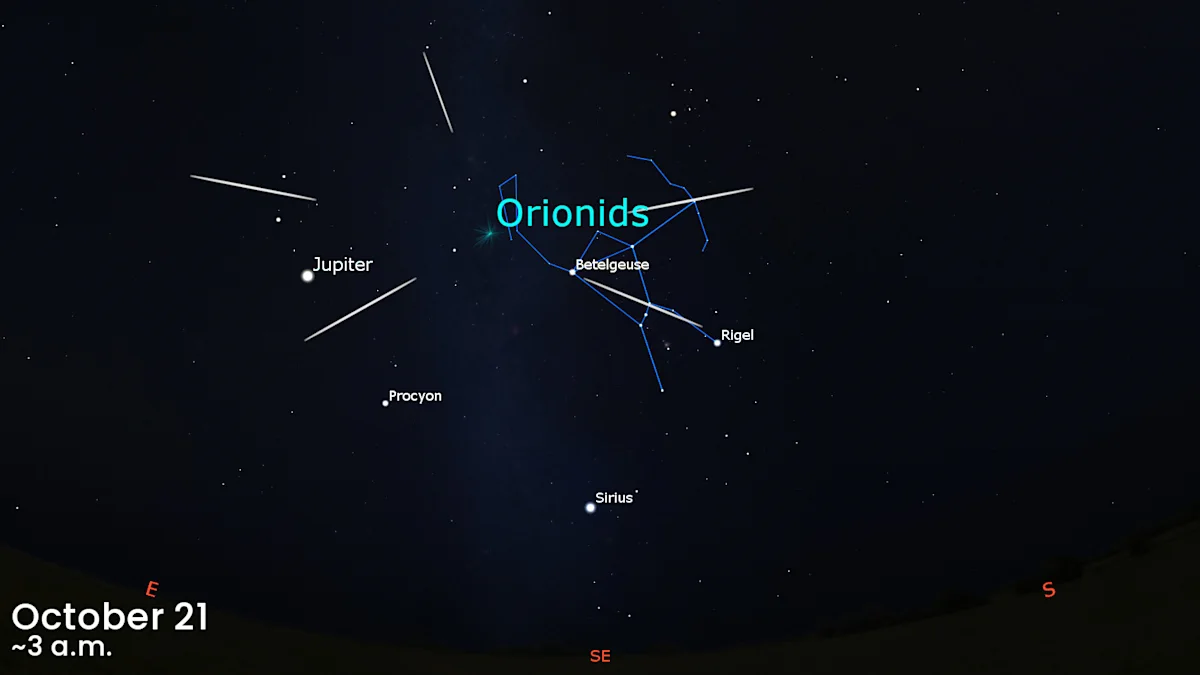 Meteor showers and the Harvest Moon light up our October night skies ...