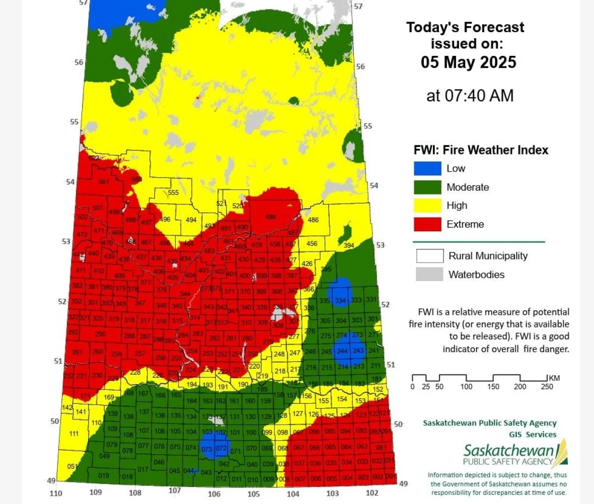 Hot, dry, windy conditions prompt fire bans across Saskatchewan - The ...
