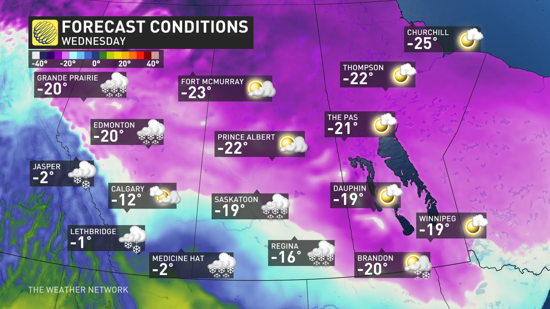 Heavy snow threatens dangerous travel on the Prairies, risk of 10-20 ...