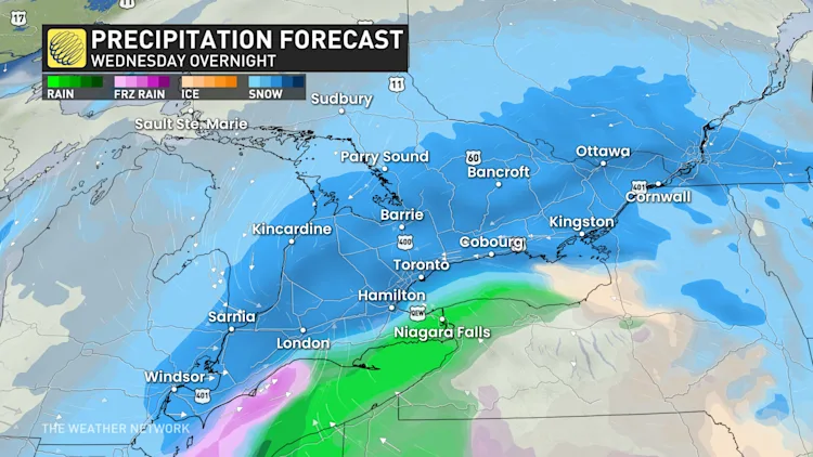 15-30+ cm of snow set to hit Ontario with double storms this week - The ...