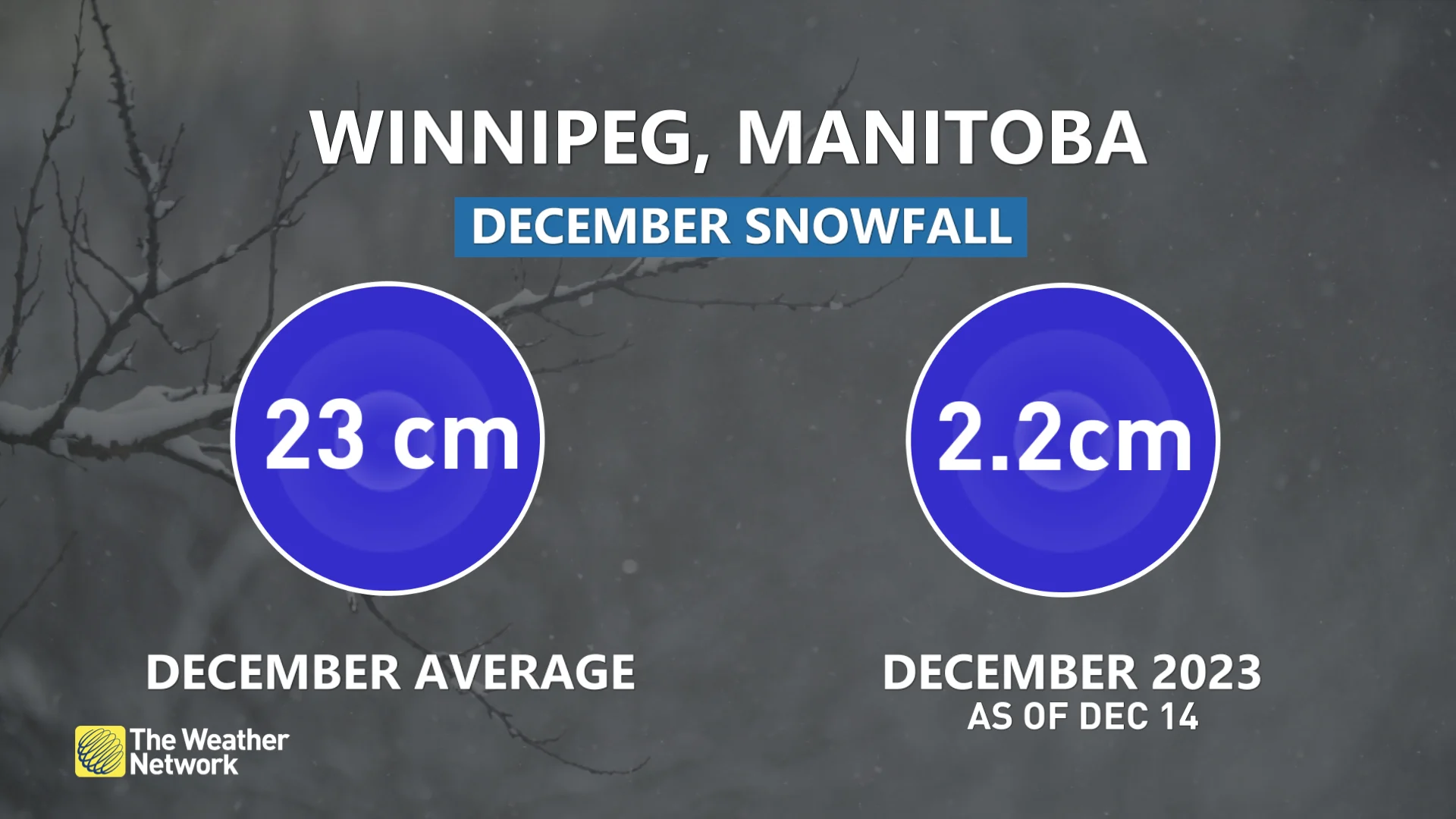 Winnipeg's mild December might land in the record books - The Weather ...