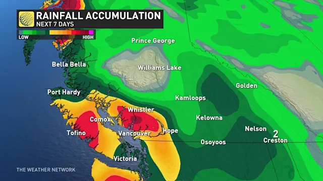 B.C. to endure major pattern change as atmospheric river arrives - The ...