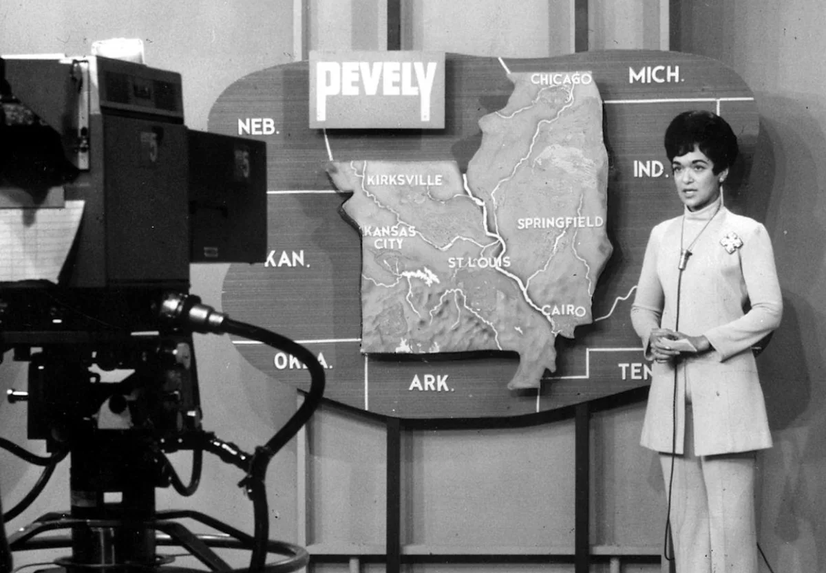 Diane Clatto became the first Black TV weather presenter in the US in ...