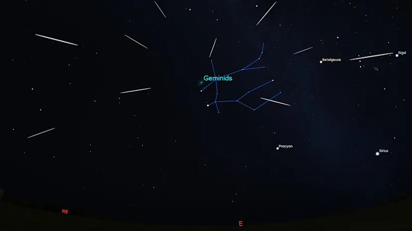 Look up! The Geminid meteor shower lights up the sky tonight - The Weather Network